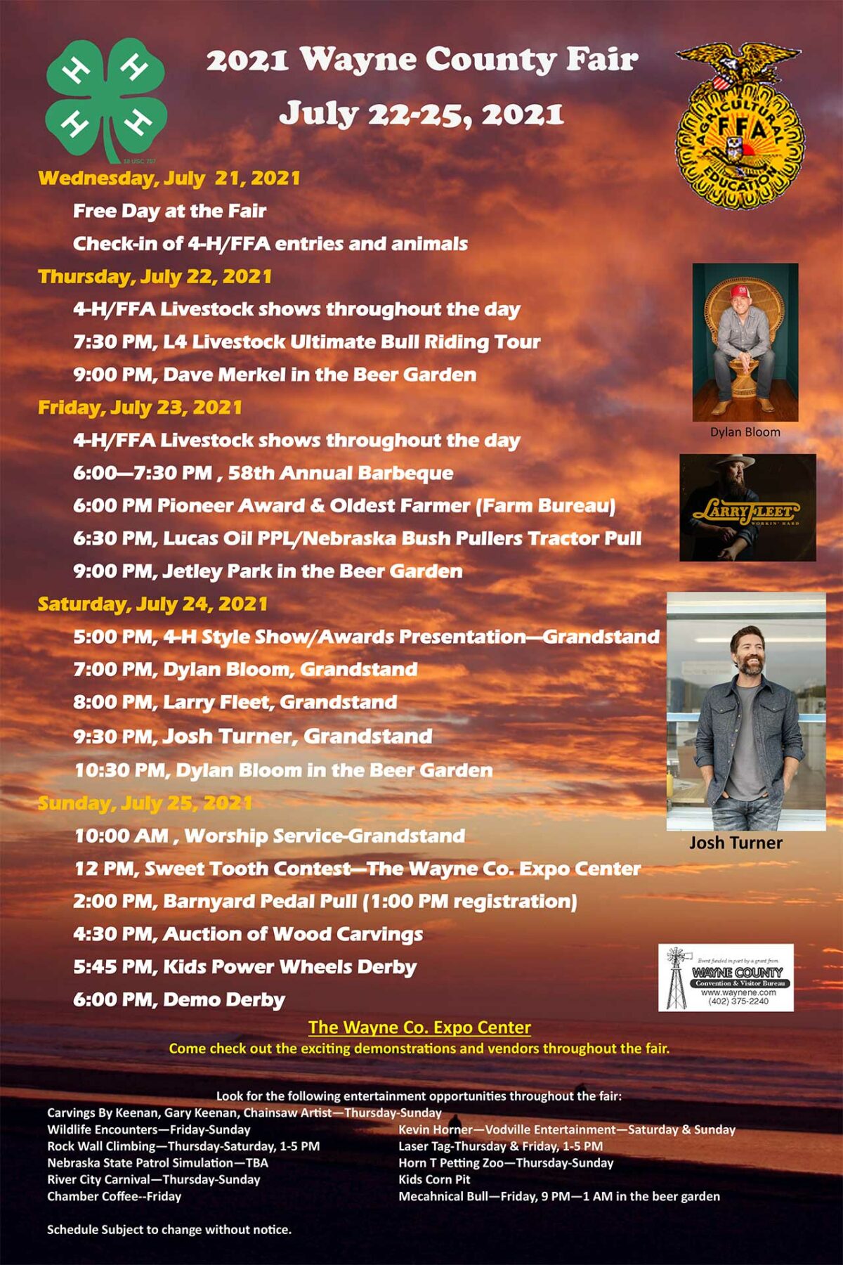 2021 Wayne County Fair Poster – The Wayne County in Wayne Nebraska